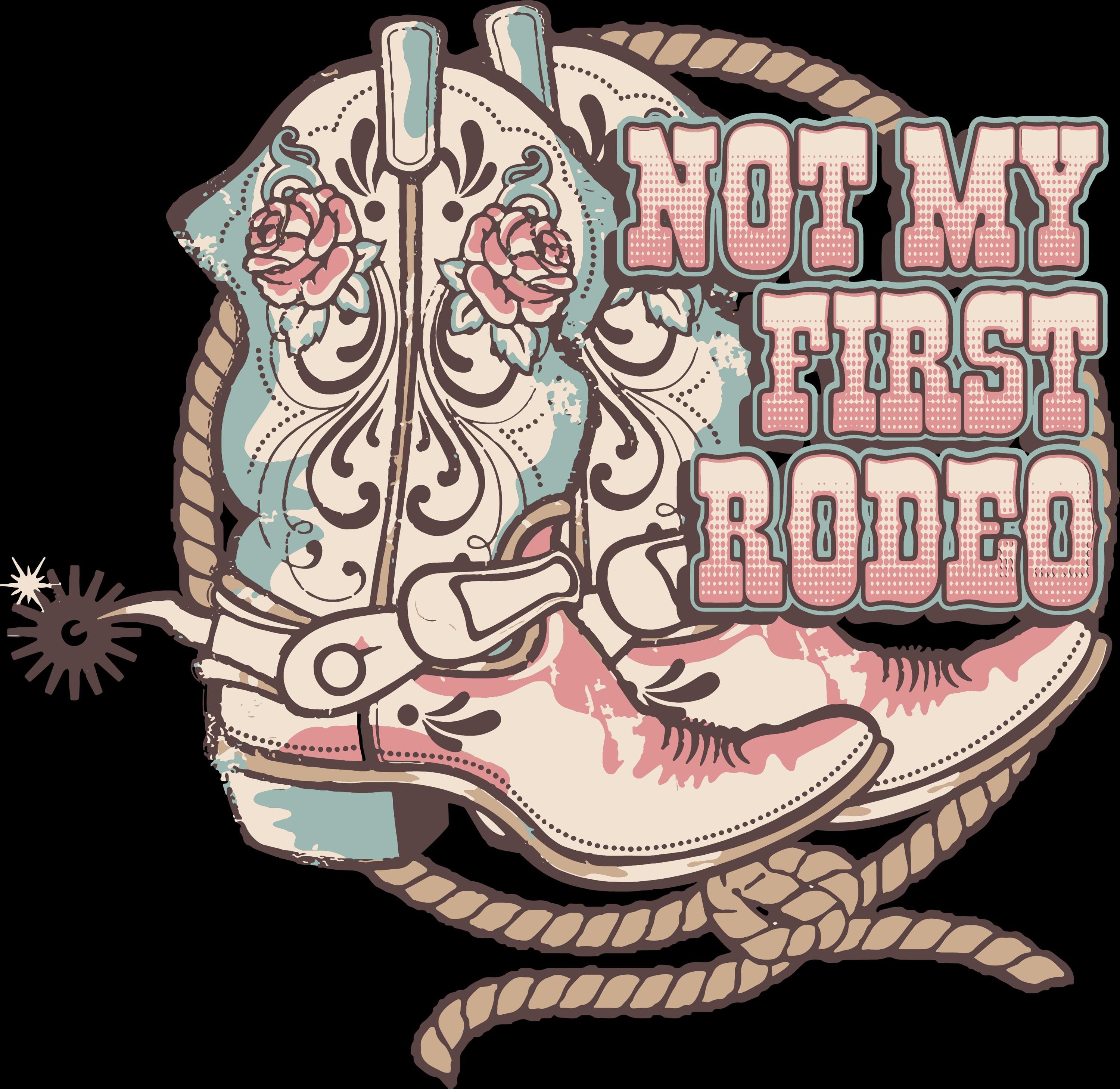 Not My First Rodeo PNG SVG - Etsy