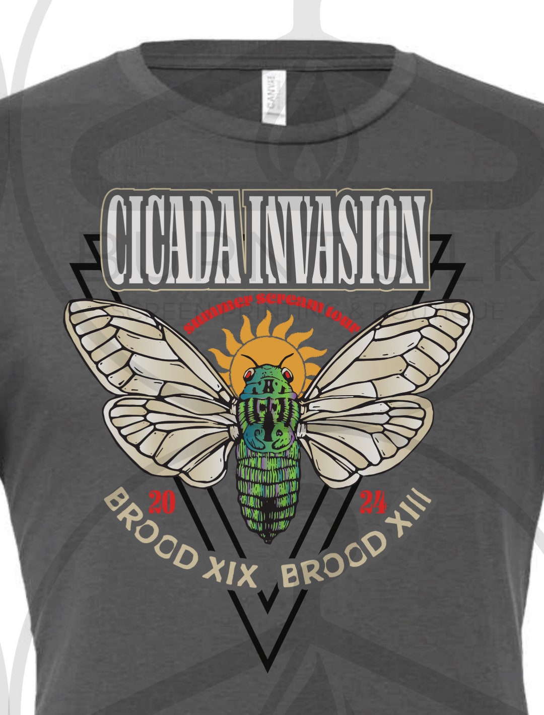 Cicada SVG PNG AI File, Summer Cicada Shirt, Summer Scream Tour Shirt ...