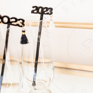 Graduation Drink Stirrer-tassel Drink Stirrer- Graduation Party Drink ...