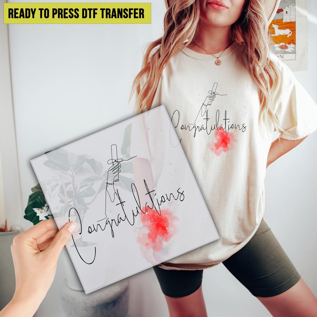 Line Art DTF Transfer, Ready to Press, DTF Print, Direct to Film, Shirt ...