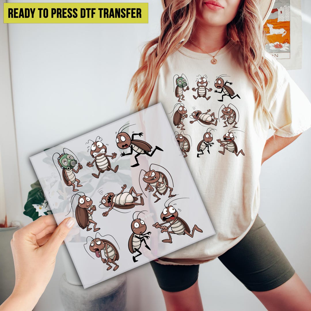 Insect Lover DTF Transfer, Bug Lover Gift for Women or Kids Ready to ...