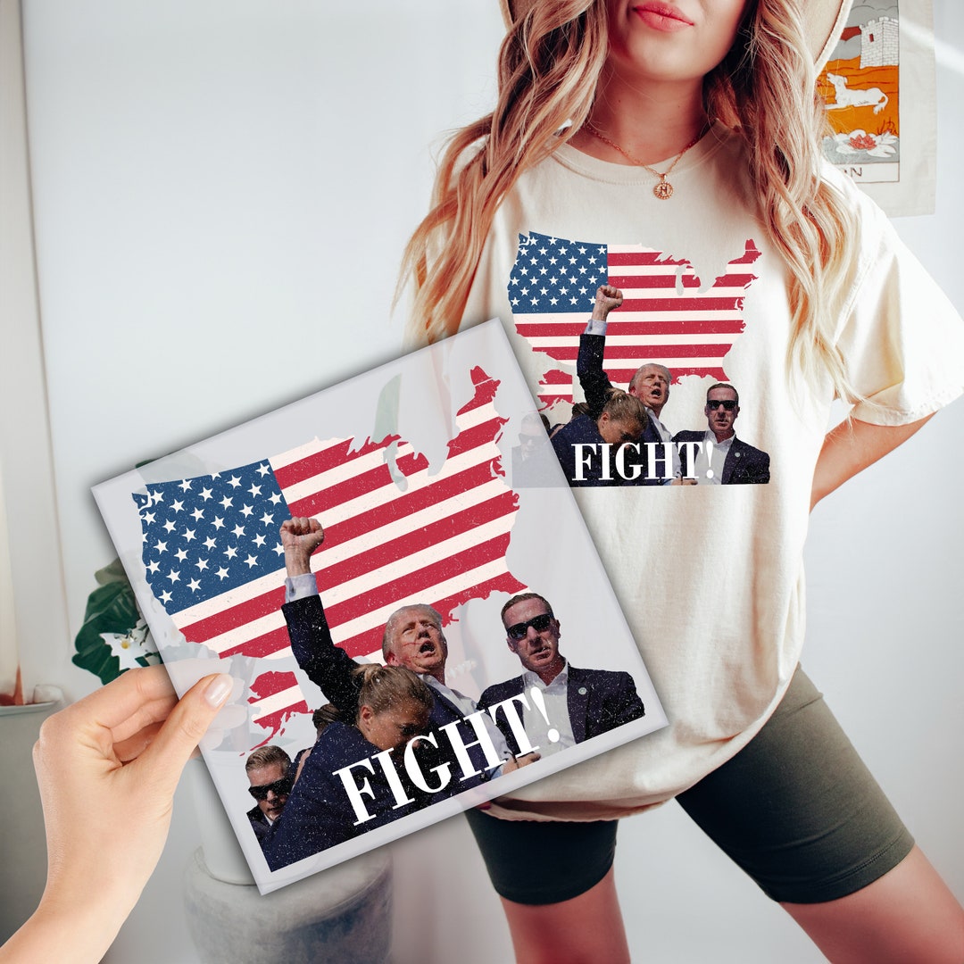 Fight Donald Trump Ready to Press, Stand With Trump DTF Transfer, I'm ...