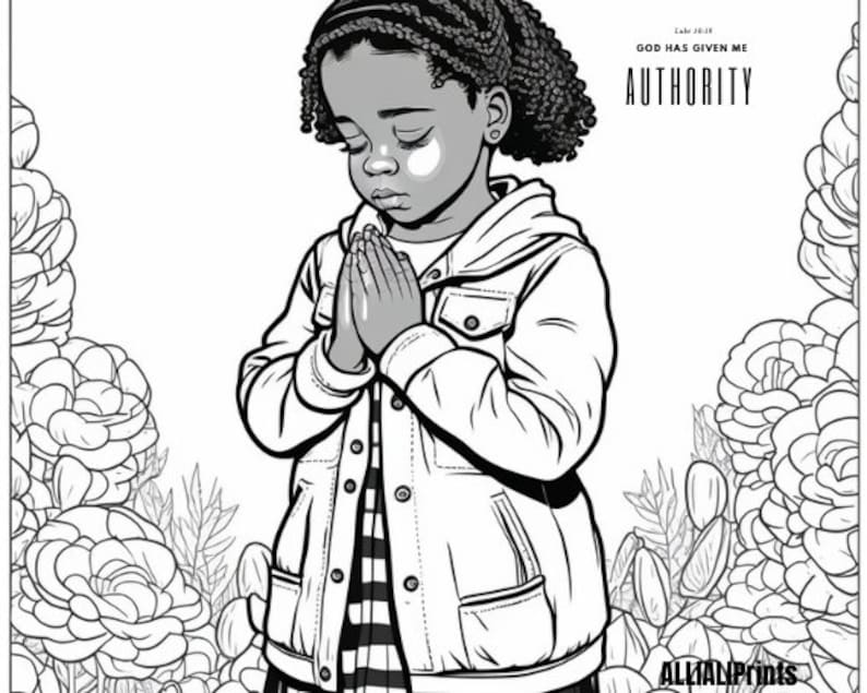 Luke 10:19 Biblical Affirmation Coloring Page Printable Christian Kids ...