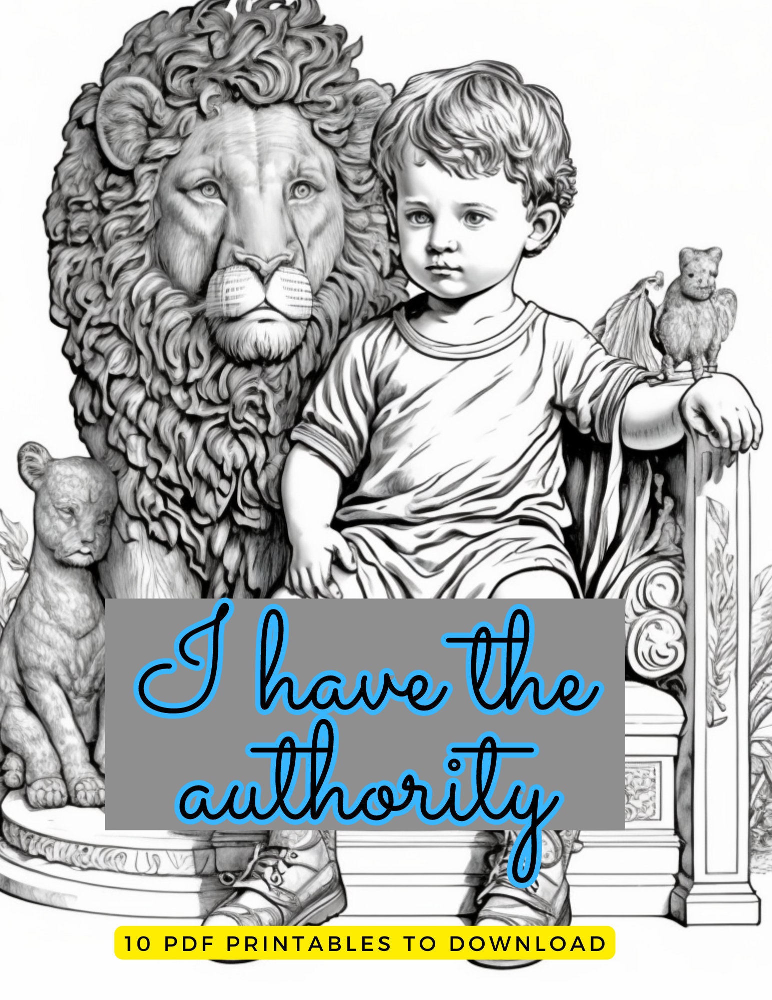 Luke 10:19 Biblical Affirmation Coloring Page Printable Christian Kids ...