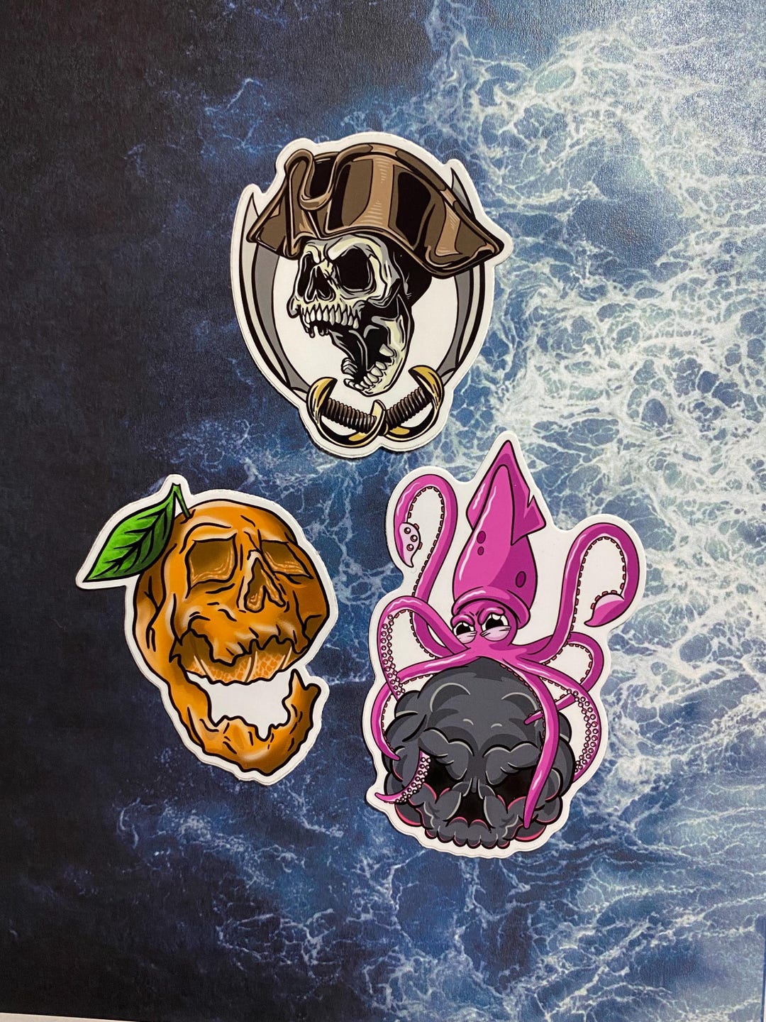Skull Sticker Pack Laptop Sticker Water Bottle Sticker Funny Sticker ...