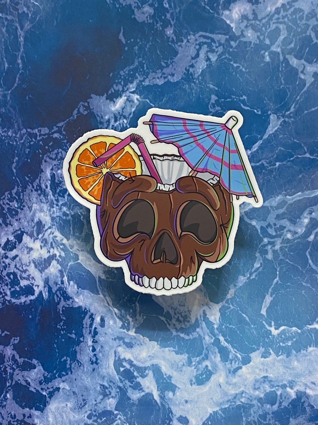 Coconut Sticker Laptop Sticker Water Bottle Sticker Funny Sticker Cute ...