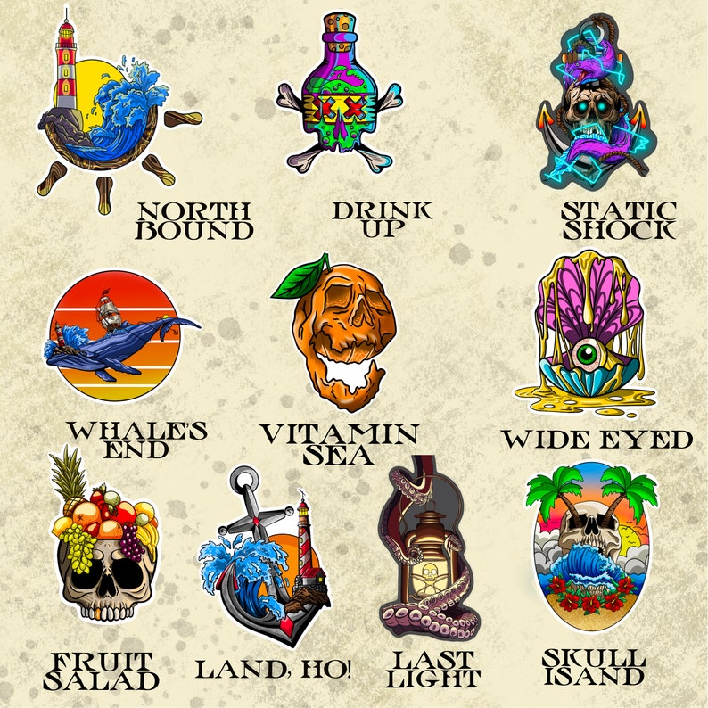 Funny Sticker Pack Die-cut Bundle Waterproof Sticker for - Etsy