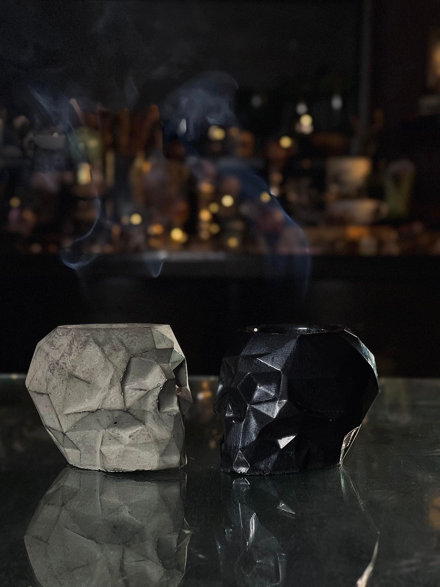 Angular Skull Holders for Incense, Wands, Crystals, Etc. - Etsy