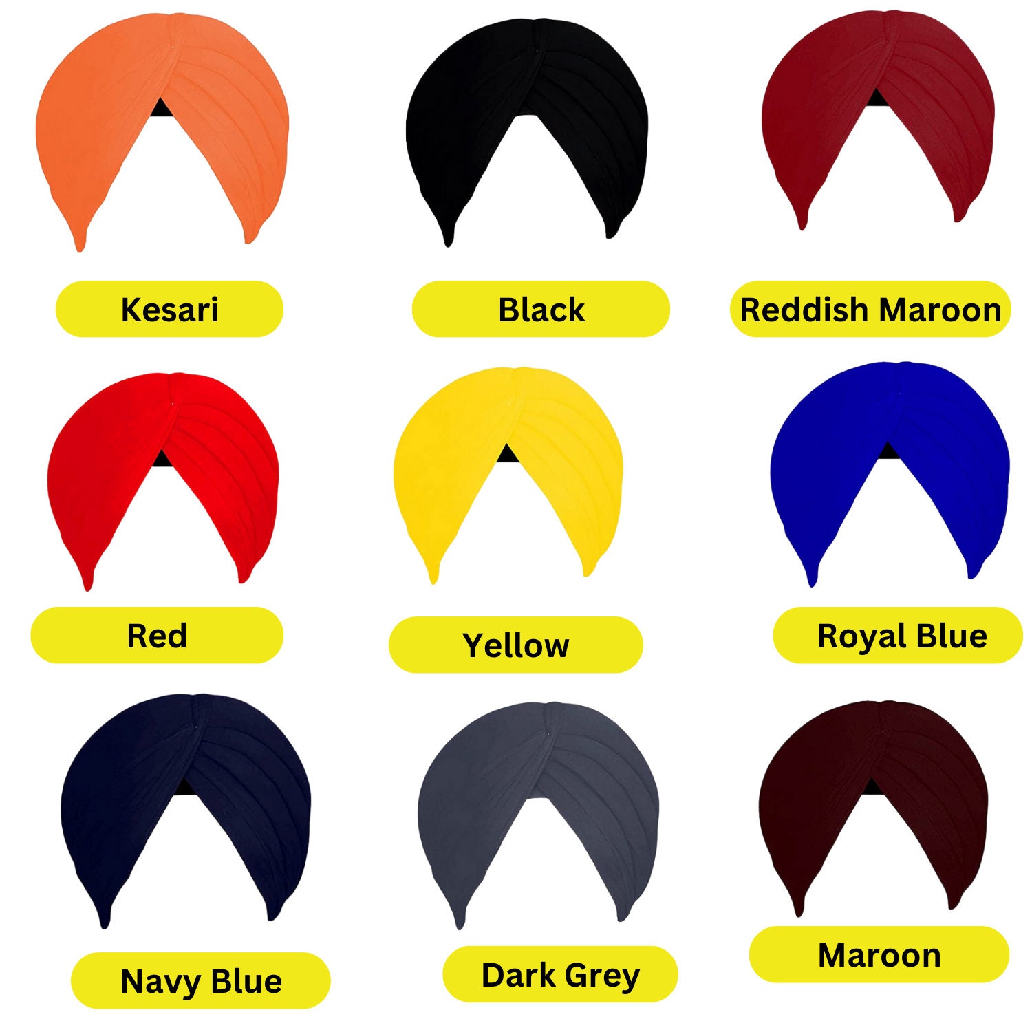 Different Types Of Sikh Turbans