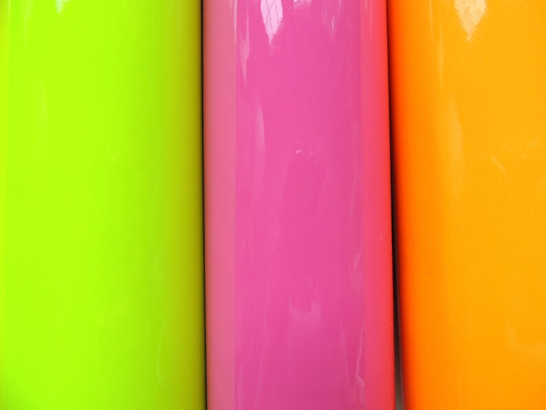 Smooth Shiny Solid Colours, Vinyl, Choice of 6 Colours, 1 Sheet ...