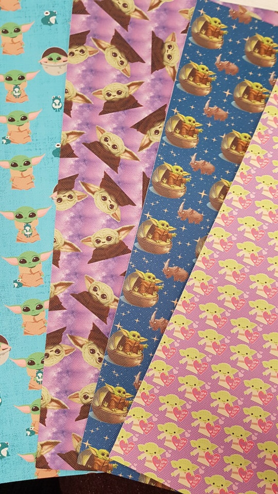 Baby Frog Design Printed Faux Leather, Choice of 4 Designs, 1 Sheet ...