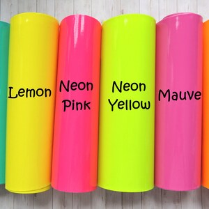 Smooth Shiny Solid Colours, Vinyl, Choice of 6 Colours, 1 Sheet ...