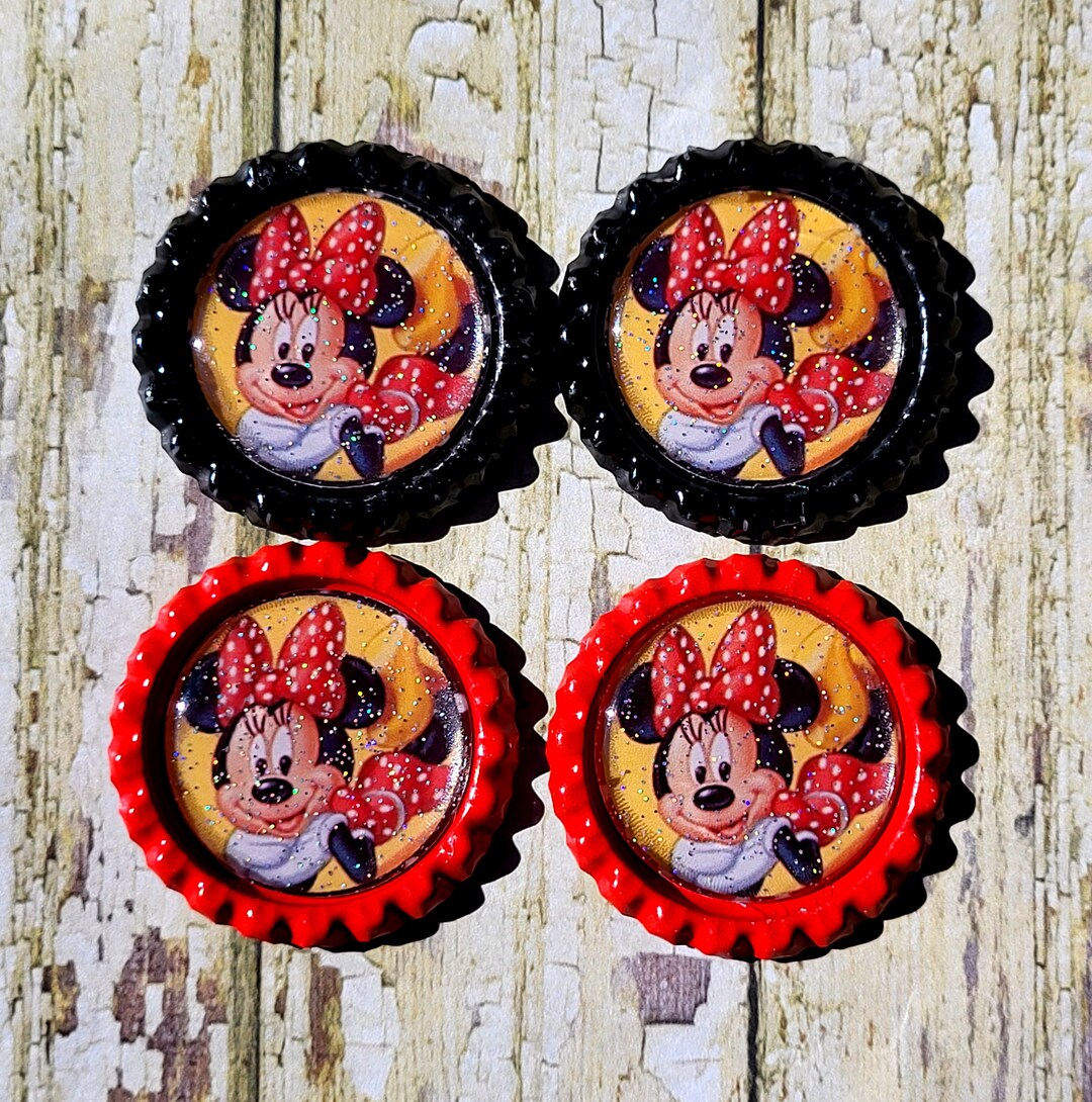Bottle Cap Bow Centers, Set of 2 Caps, Your Choice of Colour, Great for ...