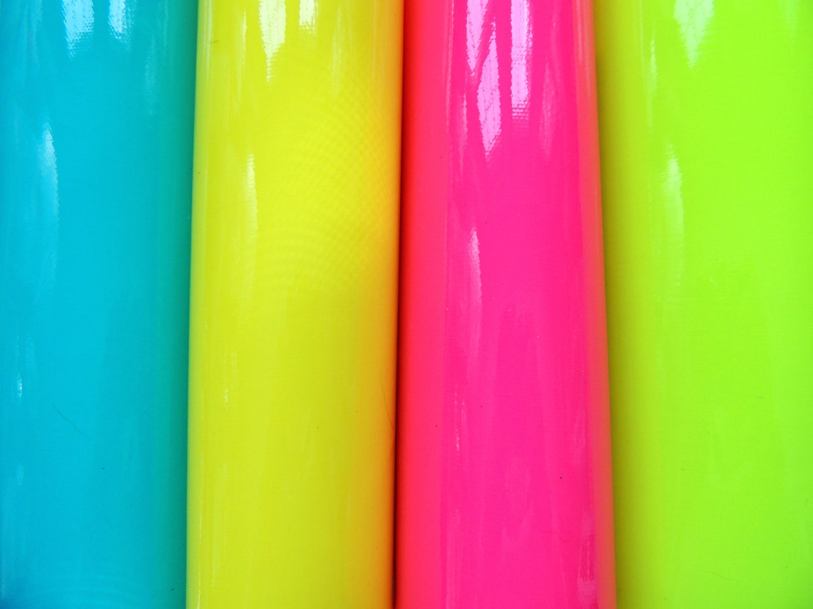 Smooth Shiny Solid Colours, Vinyl, Choice of 6 Colours, 1 Sheet ...