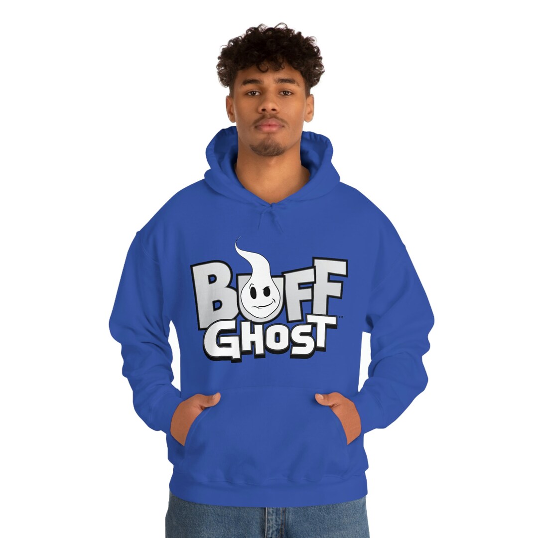 Buff Ghost Logo Heavy Blend Hoodie - Etsy