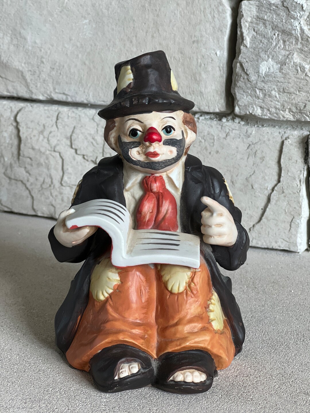 Vintage Emmett Kelly Jr. Hobo Clown Music Box: "roll Out the Barrel" - Etsy