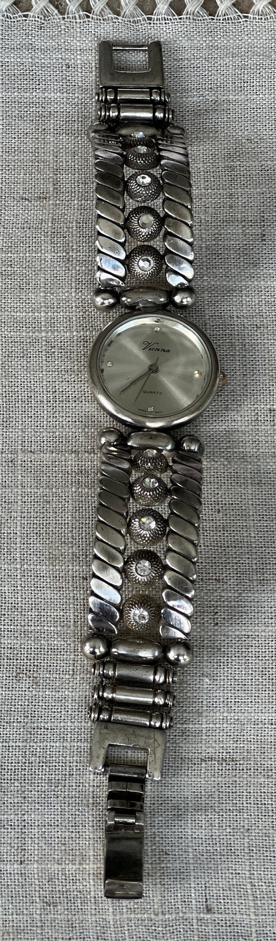 Vintage Artist Vienna Silver Quartz Watch/ Japan move… - Gem