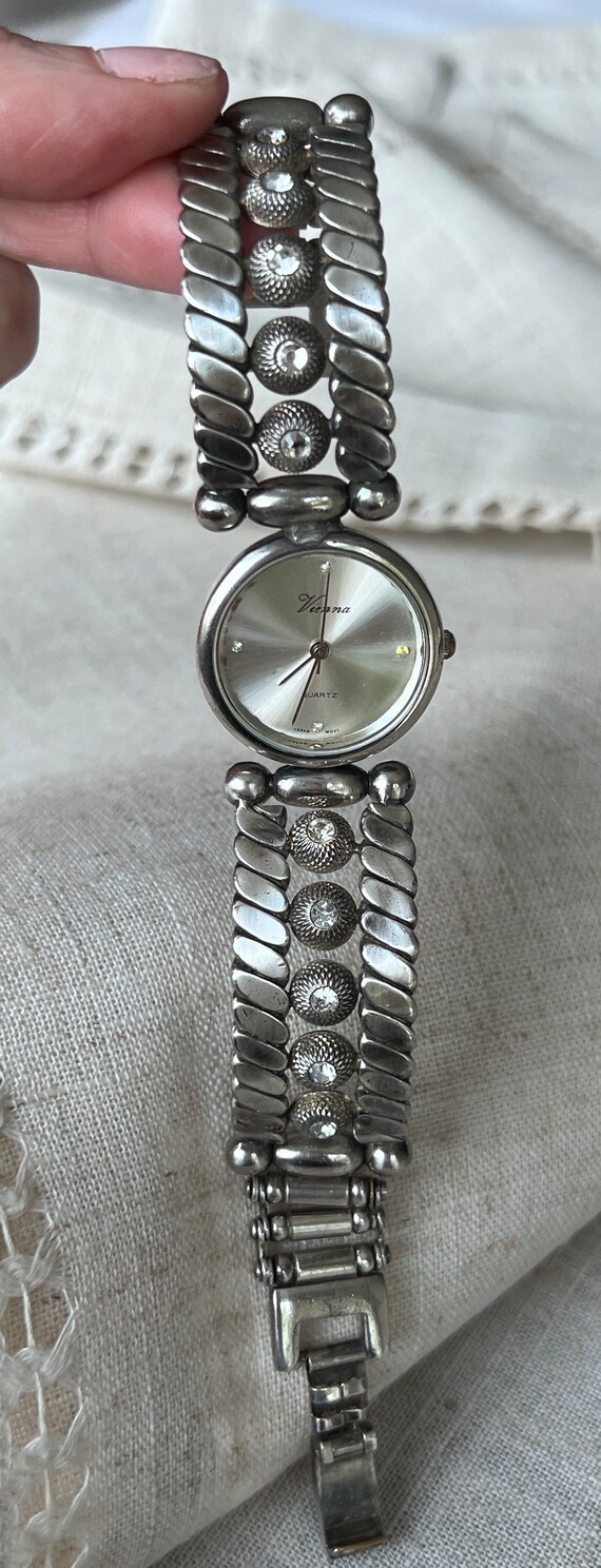 Vintage Artist Vienna Silver Quartz Watch/ Japan move… - Gem