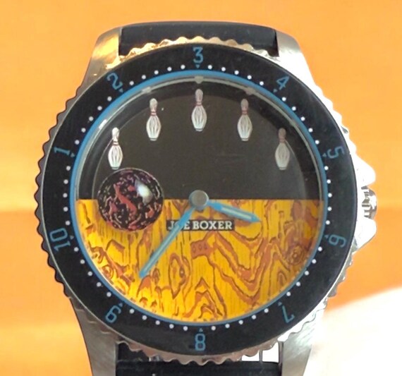 Vintage 1995 Joe Boxer 40mm Watch - Animated Bowling… - Gem