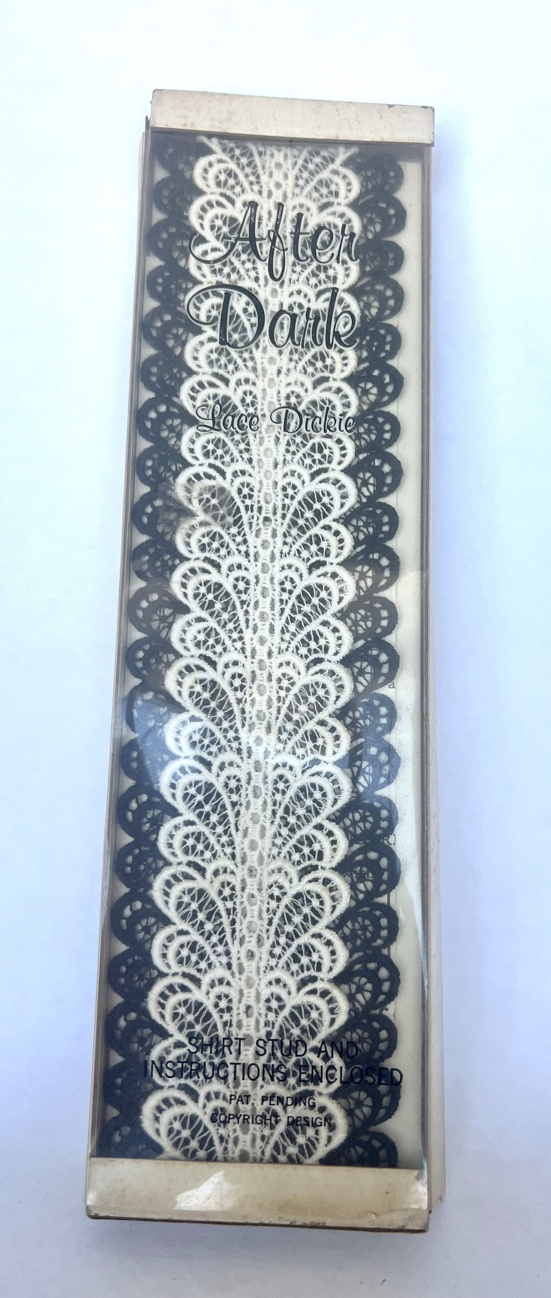 1960s Lace Dickie Jabot - New in Box - After Dark Style - Etsy