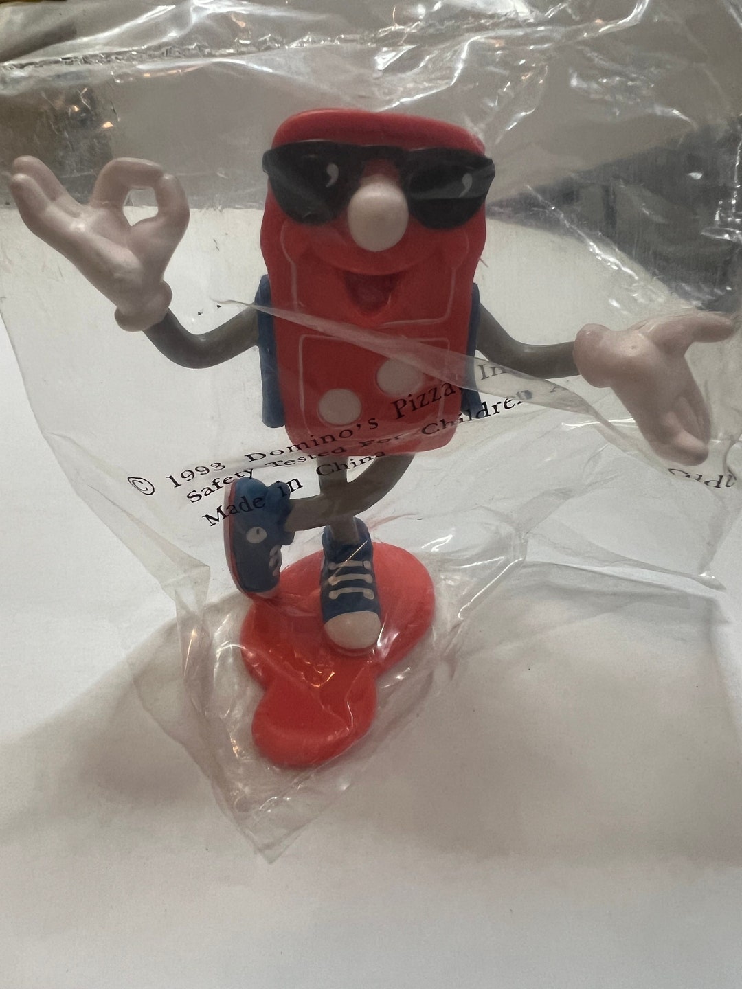 VTG 1993 Dominos Pizza Donny Domino PVC Figurine Unopened/ - Etsy