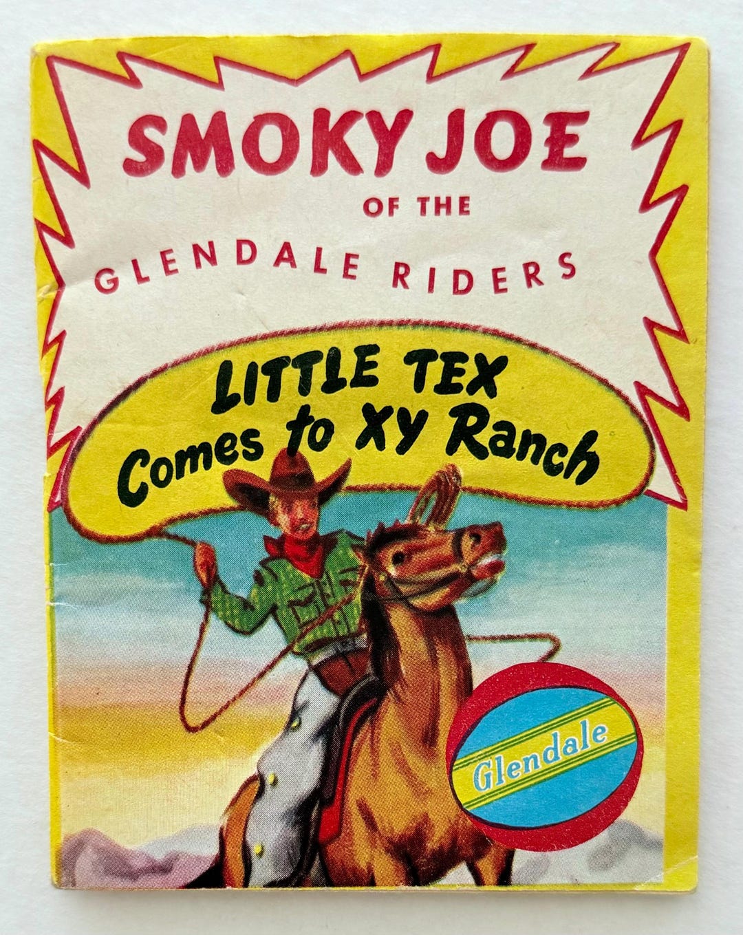 1949 Hot Dog Comic Booklet: Smoky Joe of the Glendale Riders - Etsy