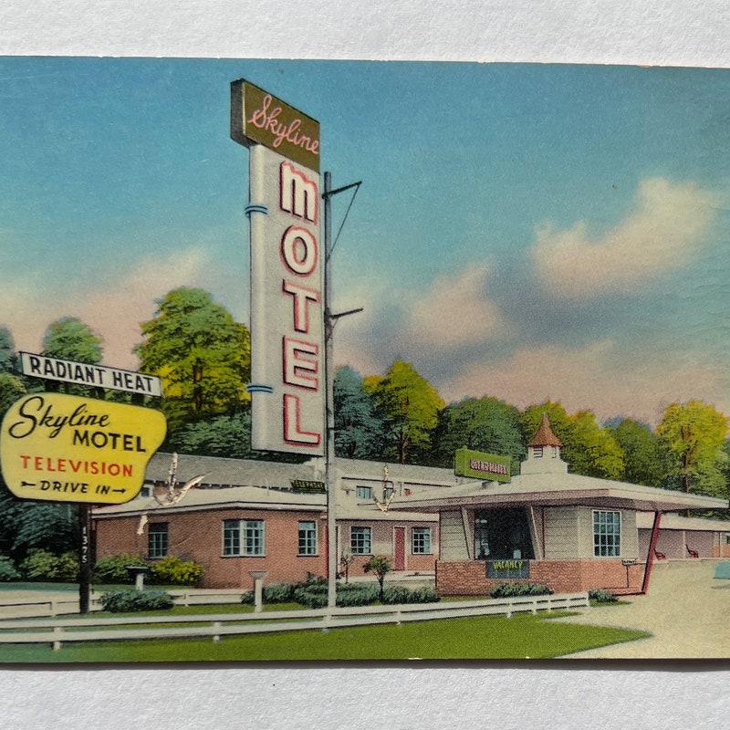 Motel Postcards - Etsy
