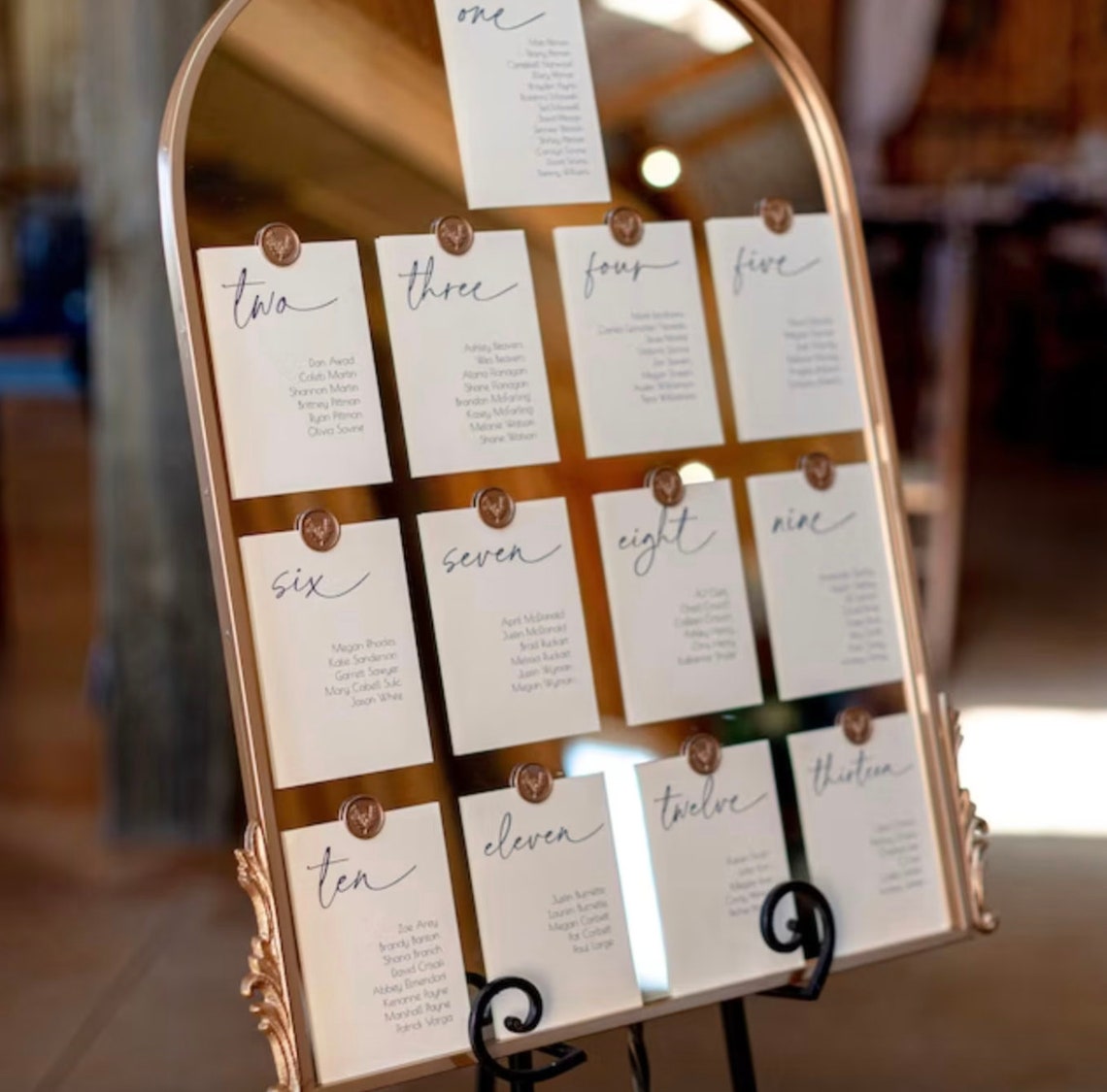 Spanish Wedding Seating Chart Template – 4x6 & 5x7 (digital Download ...