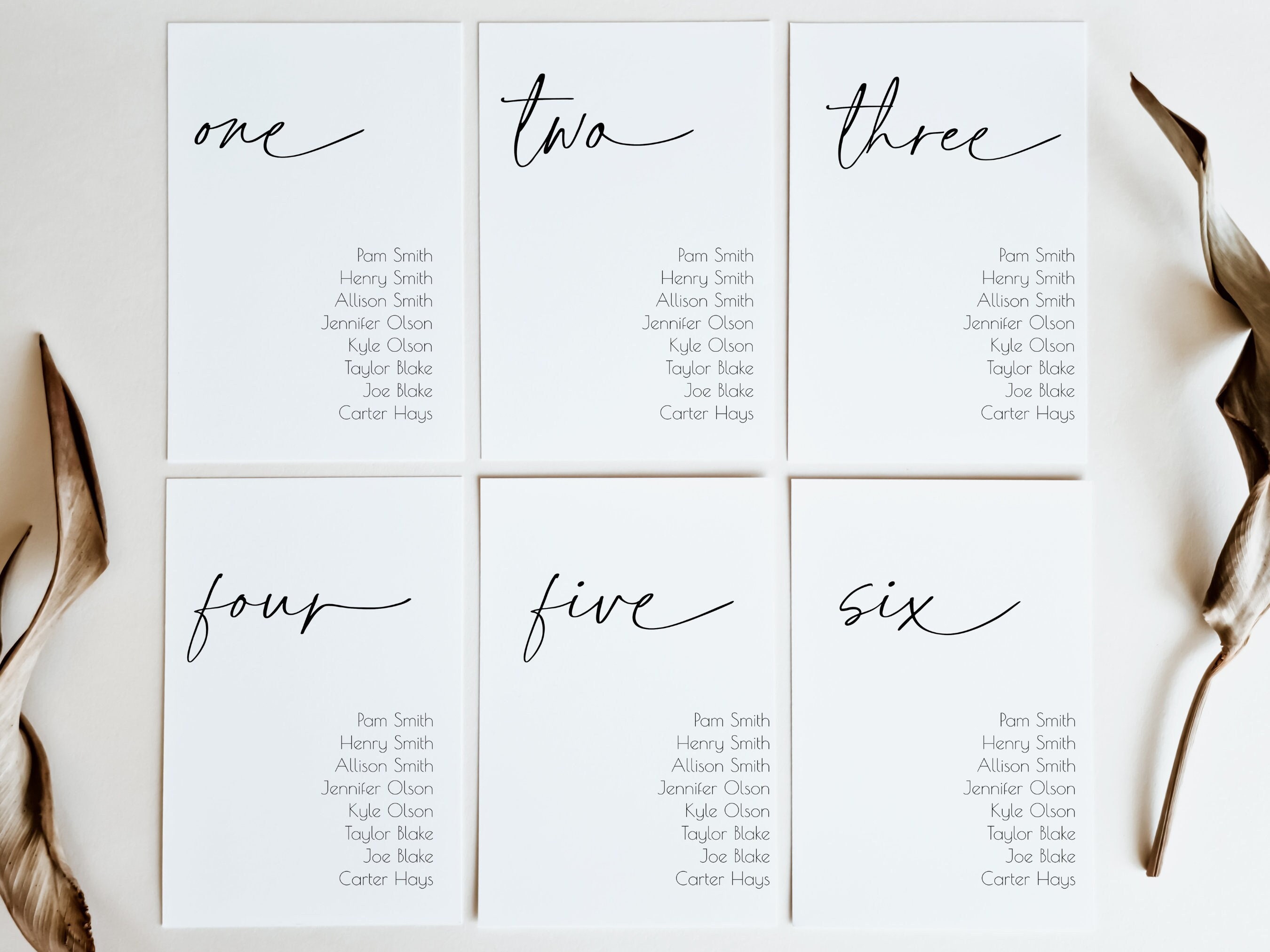 Wedding Seating Chart 3x5 4x6 5x7 and 5x9 Custom Wedding Sign-wedding ...