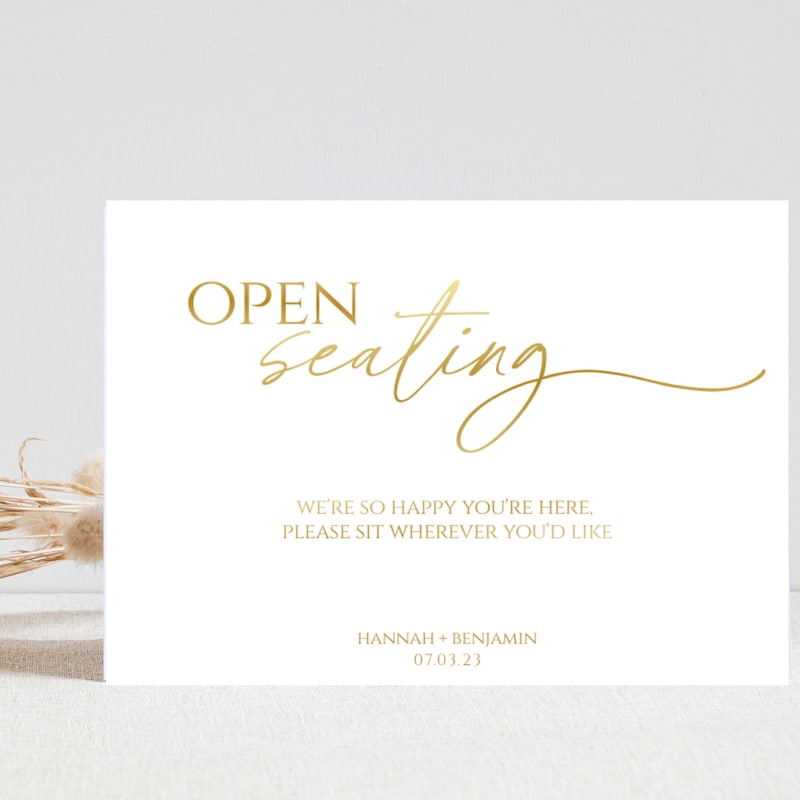 Open Seating Sign - Etsy