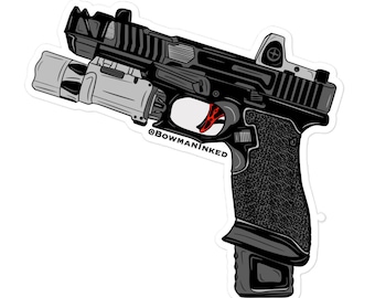 AK-47 Gun Vinyl Decal Sticker - Etsy