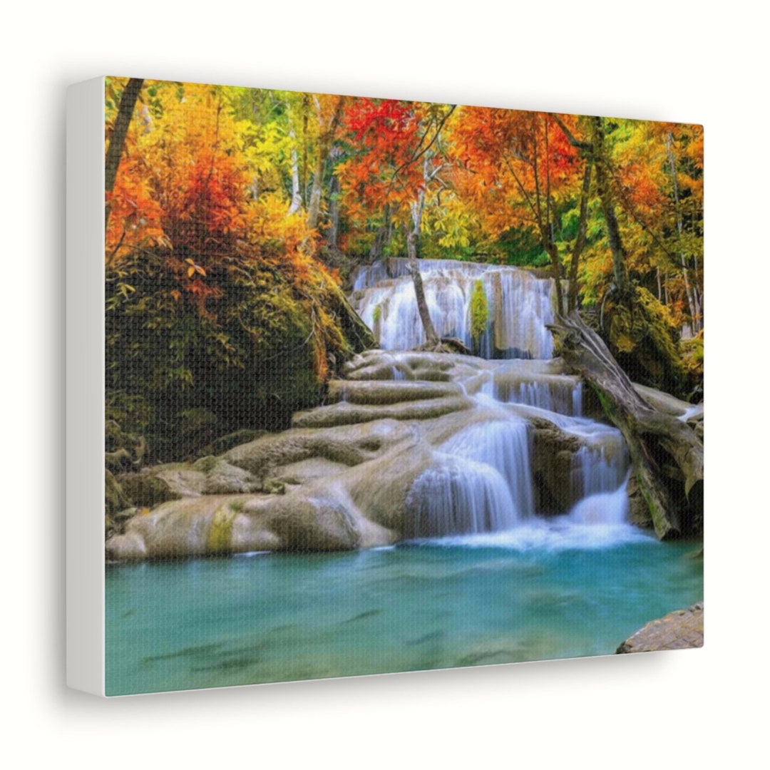 Canvas Wall Art Autumn Fall Scenery Wall Art Decor Autumn - Etsy