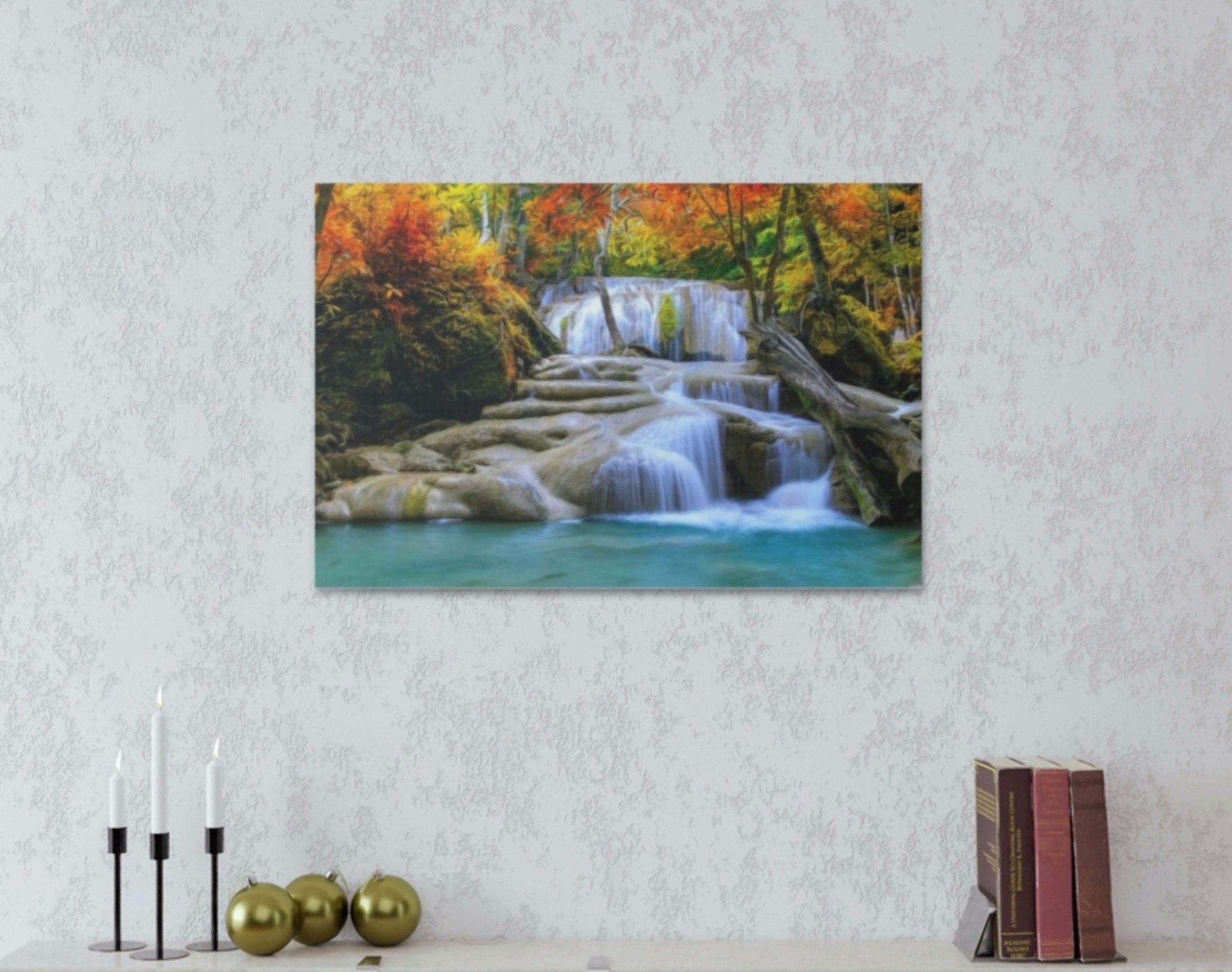 Canvas Wall Art Autumn Fall Scenery Wall Art Decor Autumn - Etsy