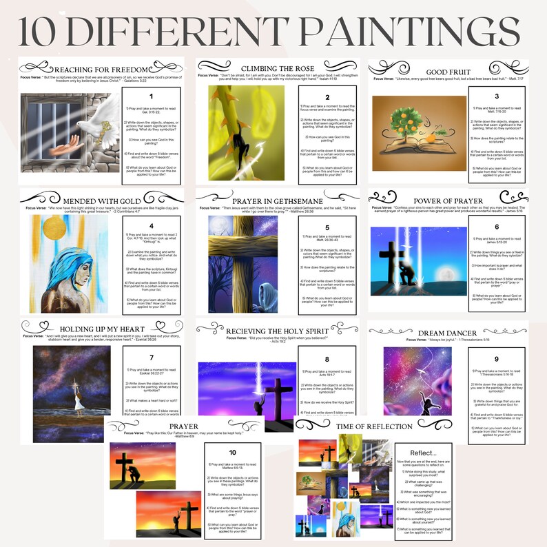 PDF Printable, Bible Study, Digital Download, Bible Lesson, Spiritual ...