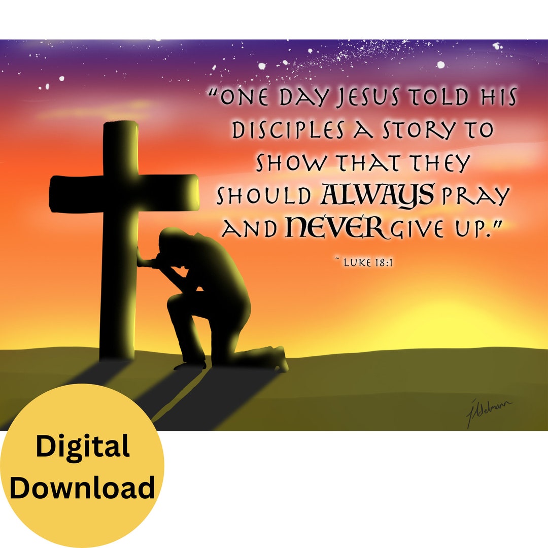 Prayer of Desperation Christian Printable Wall Art, Bible Verse Wall ...