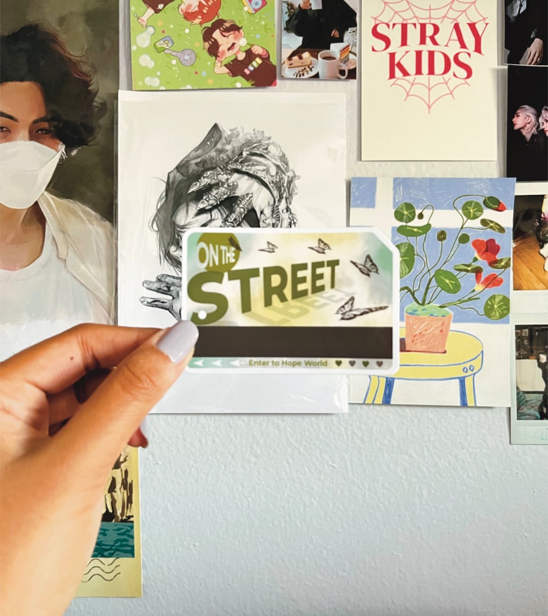 BTS Jhope Sticker on the Street | Bts Army, Hobi, NYC, Namjoon, RM, Jin ...