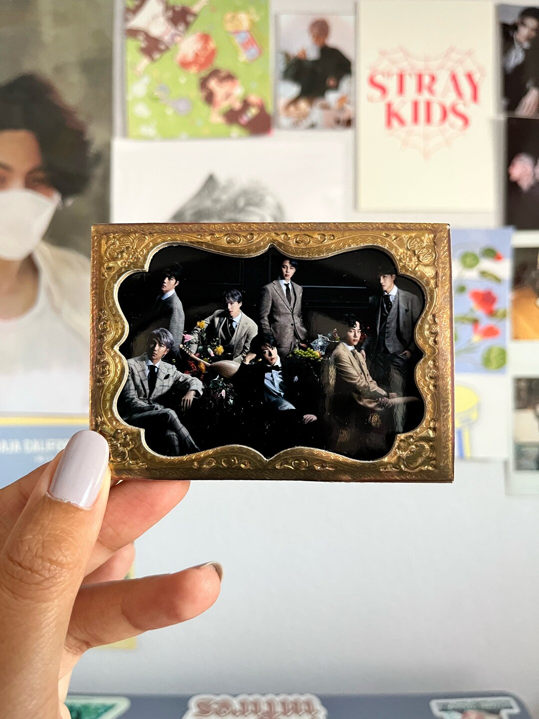 BTS Vintage Magnet Frame | MOTS 7, Namjoon, RM, Jin, Suga, Yoongi ...