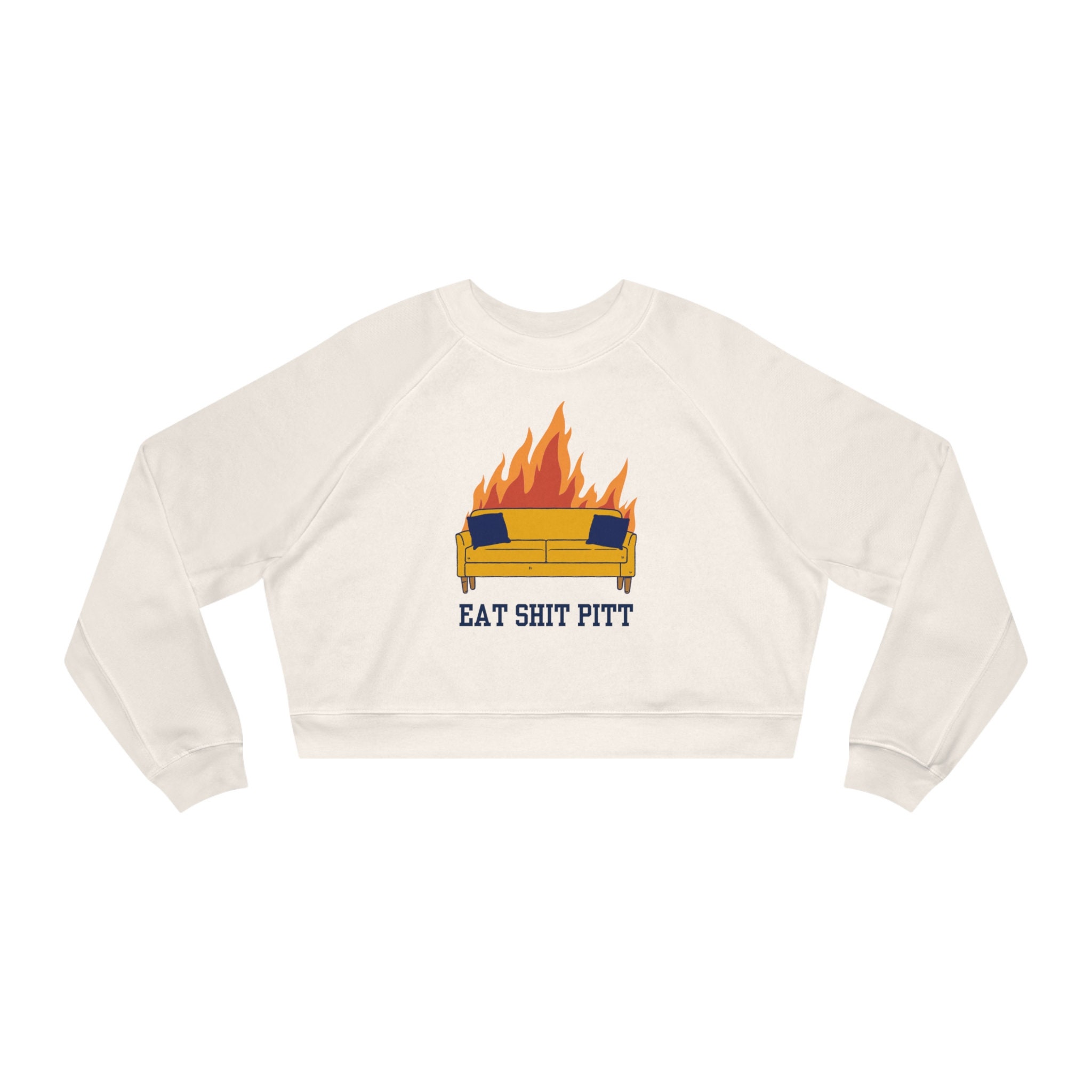 Eat Shit Pitt Cropped Sweatshirt Women's Cropped West Virginia Pullover ...
