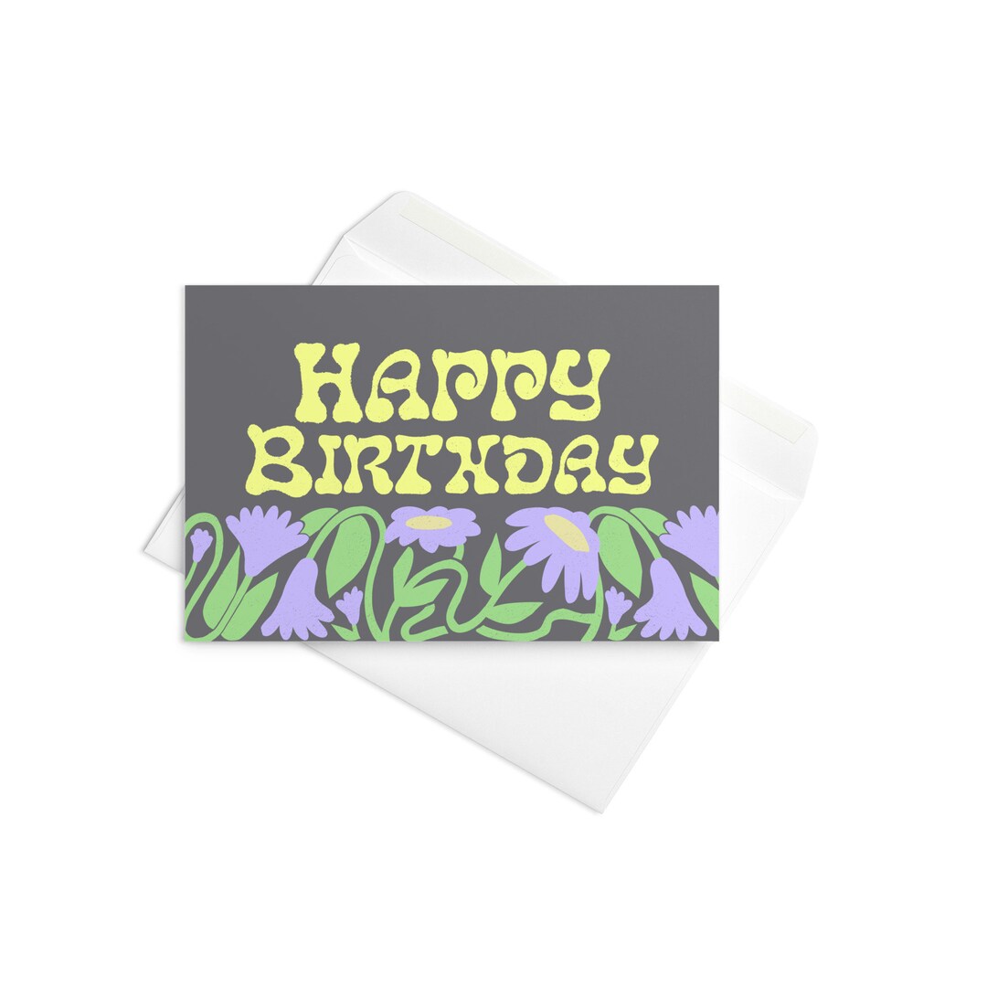 Birthday Card Happy Birthday Card Blank Birthday Card Etsy Birthday Card Happy Birthday Card Blank Birthday Card Etsy