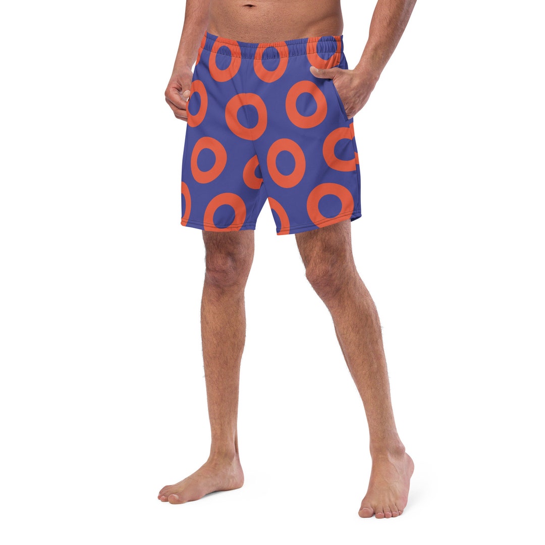 Men's Phish Bathing Suit Phish Donut Swim Trunks Phish Donut Print ...
