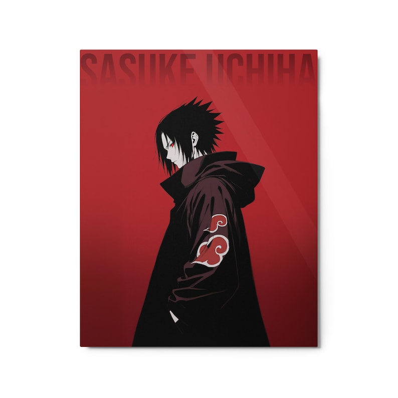 Sasuke Uchiha Naruto Anime Poster Digital Download High-resolution ...
