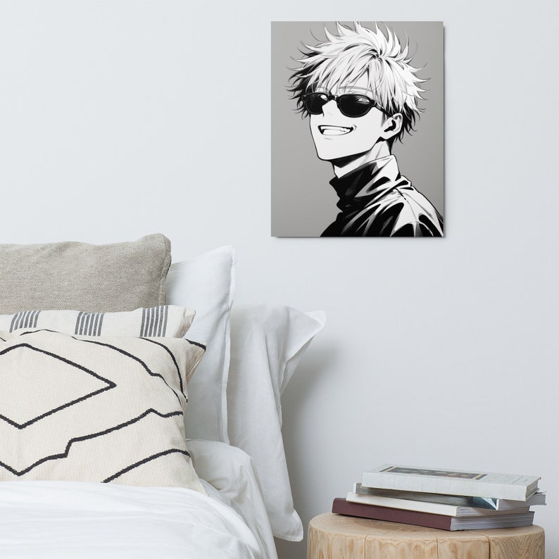 Gojo Satoru Jujutsu Kaisen Digital Poster Anime Wall Art in 3 Sizes ...