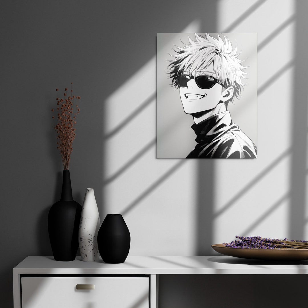 Gojo Satoru Jujutsu Kaisen Metal Prints High-quality Anime Wall Art in ...