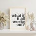 What If It All Works Out, Motivational Printable Wall Art, Trendy ...
