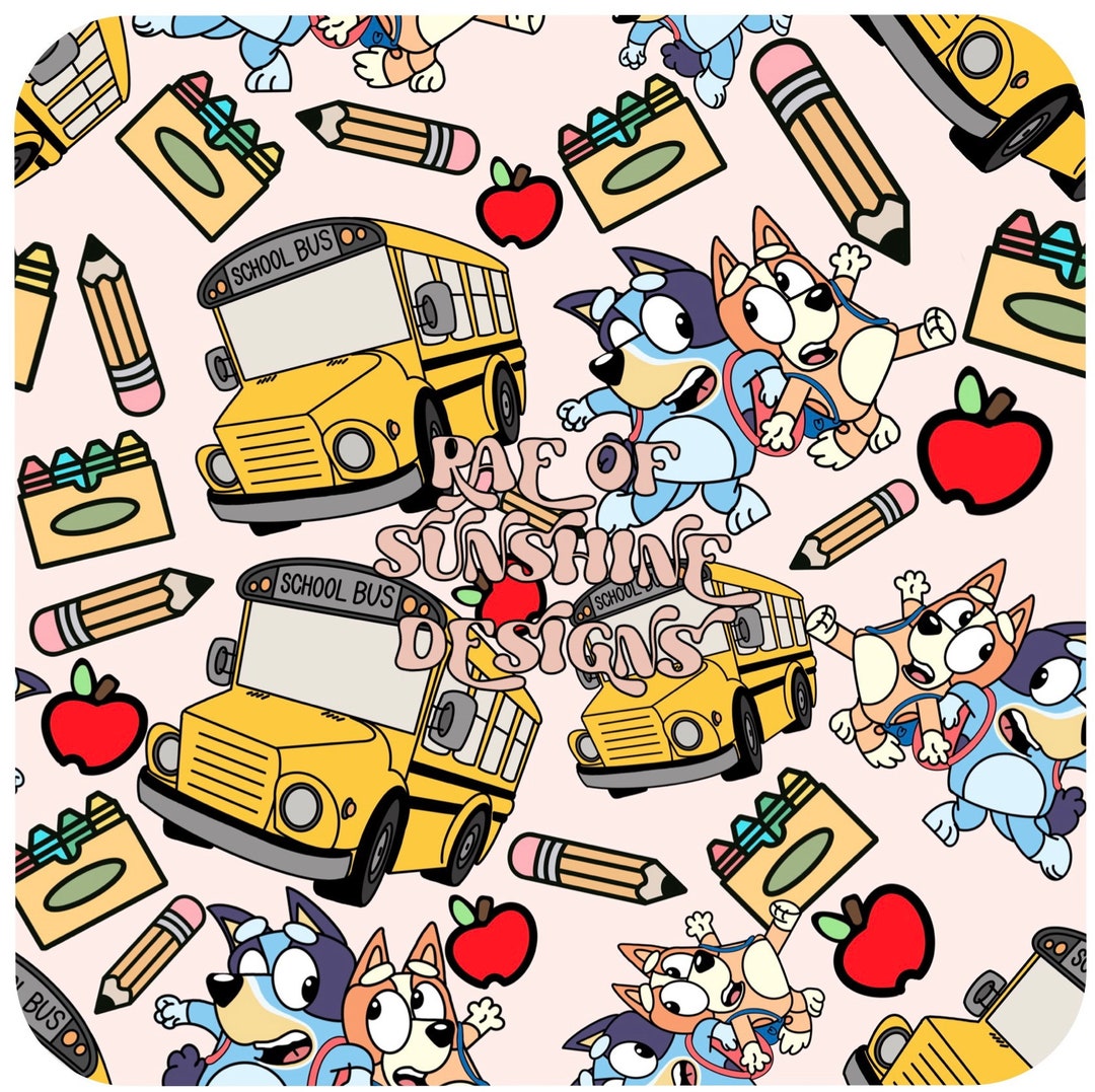 Bluey y Bingo, de vuelta a la escuela Bluey, bienvenido de vuelta a la ...