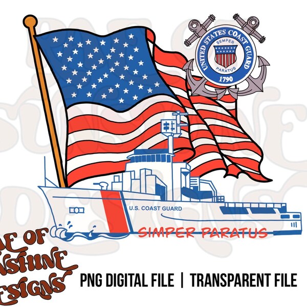 Coast Guard Clipart - Etsy