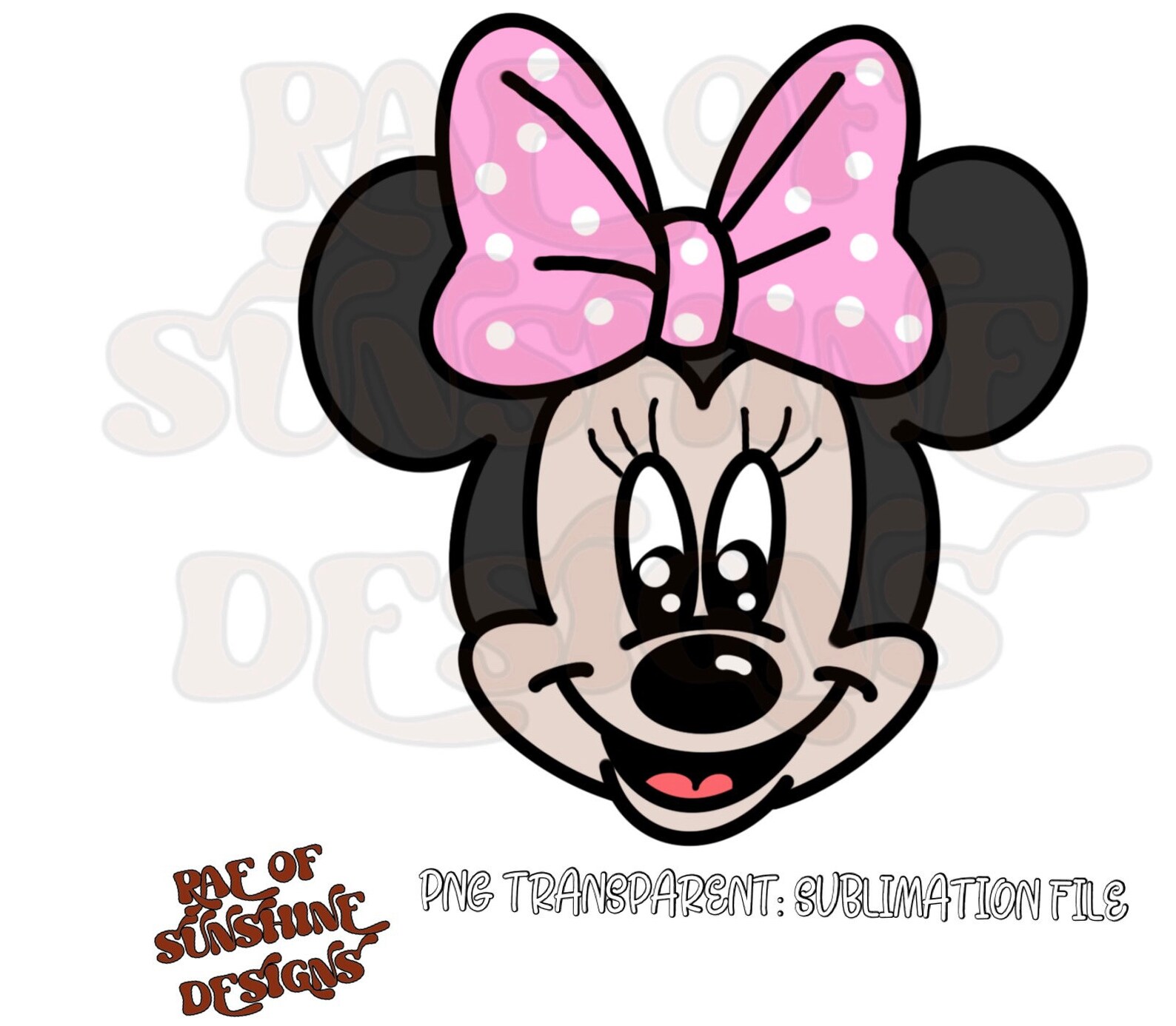 Minnie Mouse Head, Minnie Mouse Clipart, Minnie Mouse Transparent ...