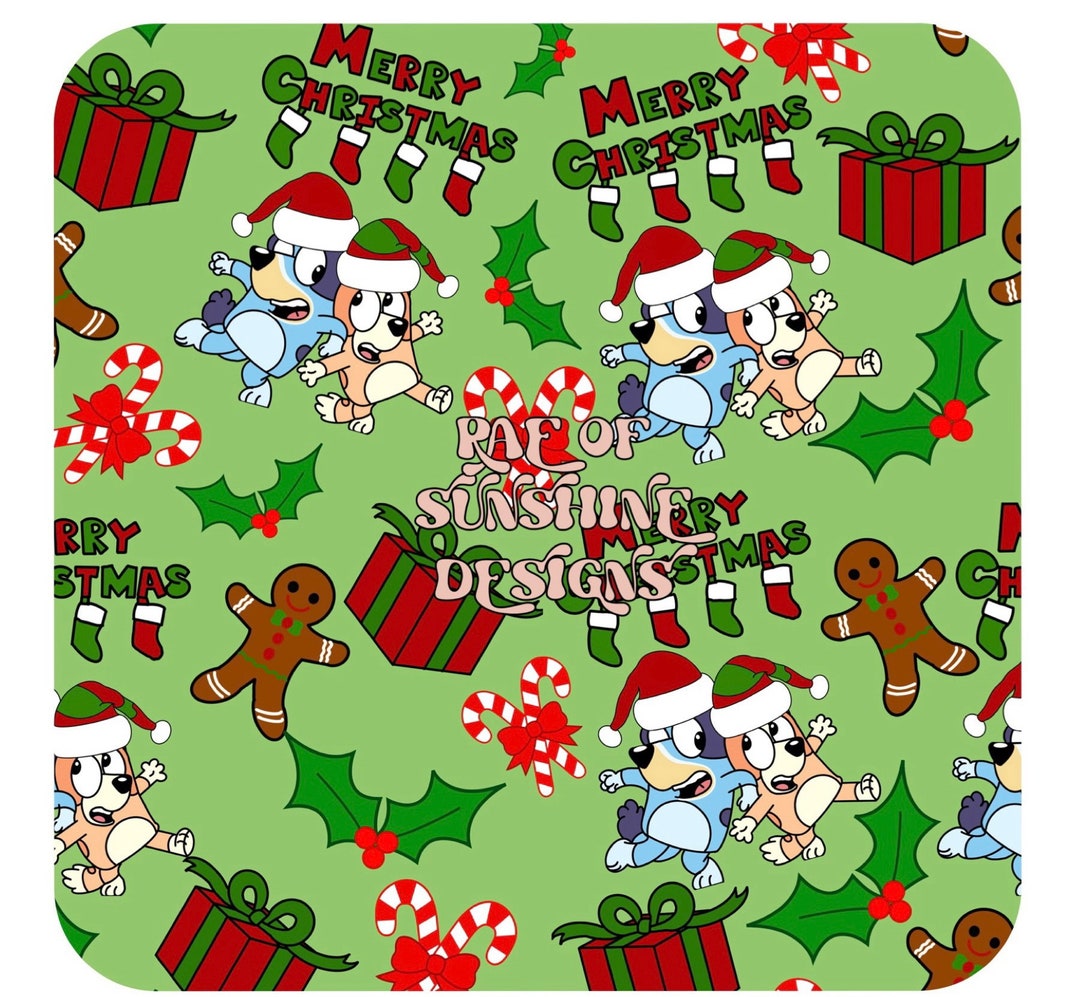 Bluey and Bingo, Christmas Bluey, Merry Christmas, Bingo and Bluey ...