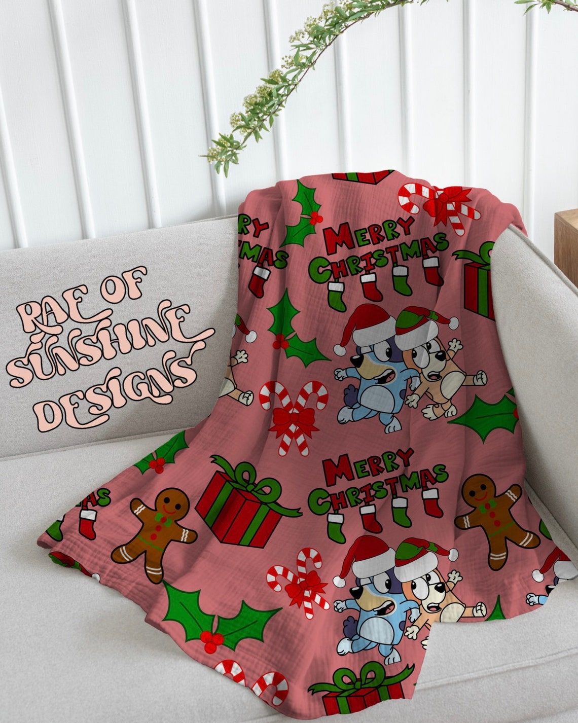 Bluey and Bingo, Christmas Bluey, Merry Christmas, Bingo and Bluey ...