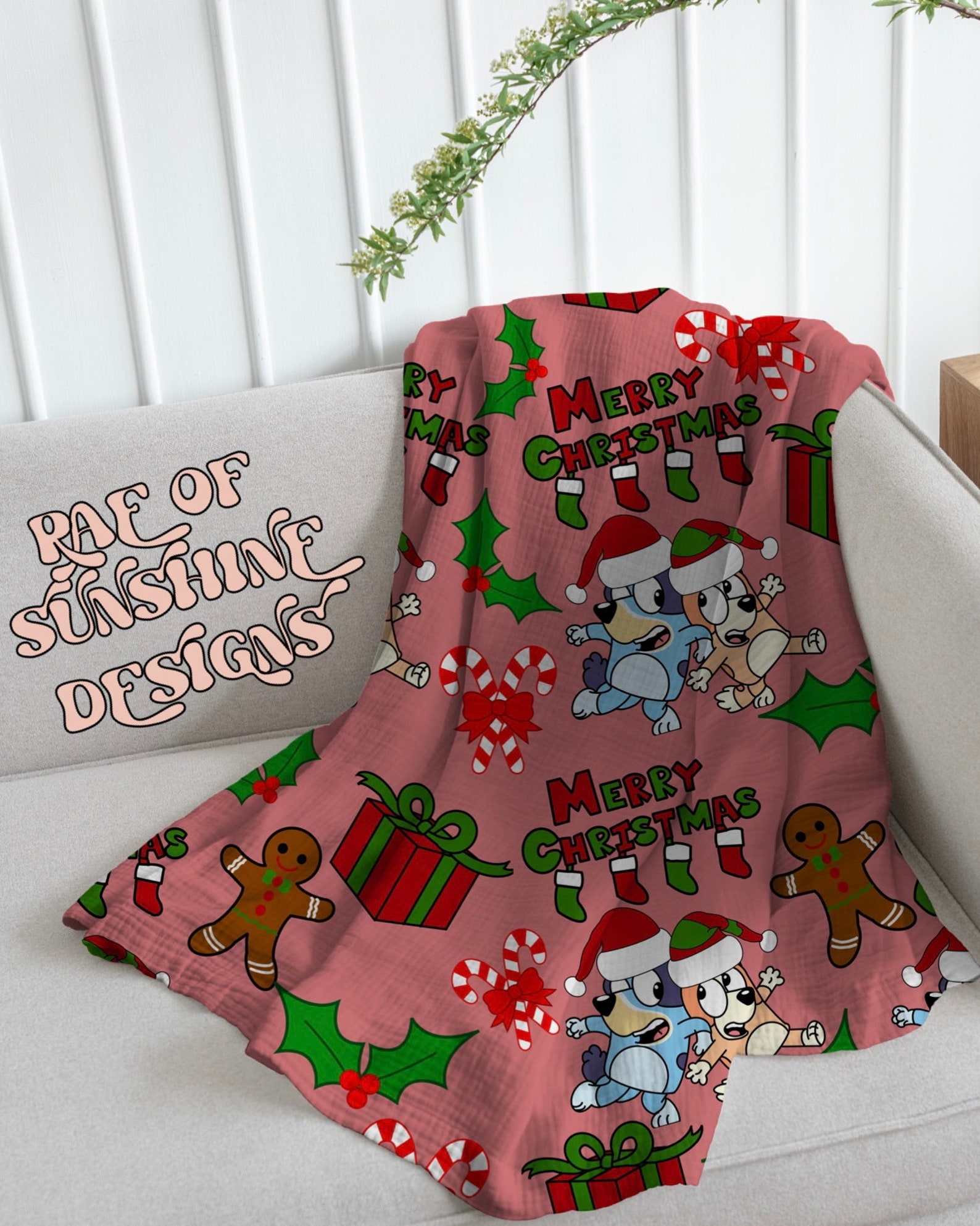 Bluey and Bingo, Christmas Bluey, Merry Christmas, Bingo and Bluey ...